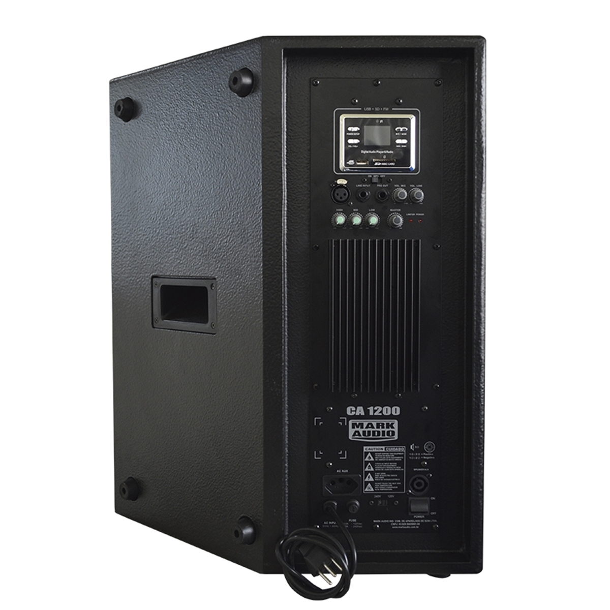 Caixa Ativa Mark Audio CA1200USB 250W RMS - Caixa Ativa Mark Audio ...