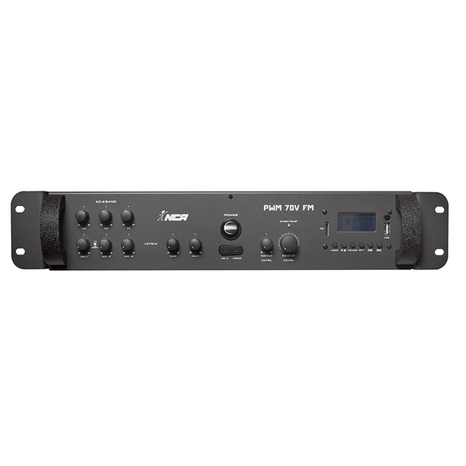 Amplificador NCA PWM 70V FM - Amplificador NCA PWM 70V FM - NCA