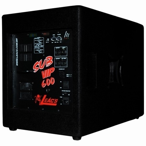 Caixa Ativa Leacs Sub VIP 600 - 600W RMS - Caixa Ativa Leacs Sub VIP ...